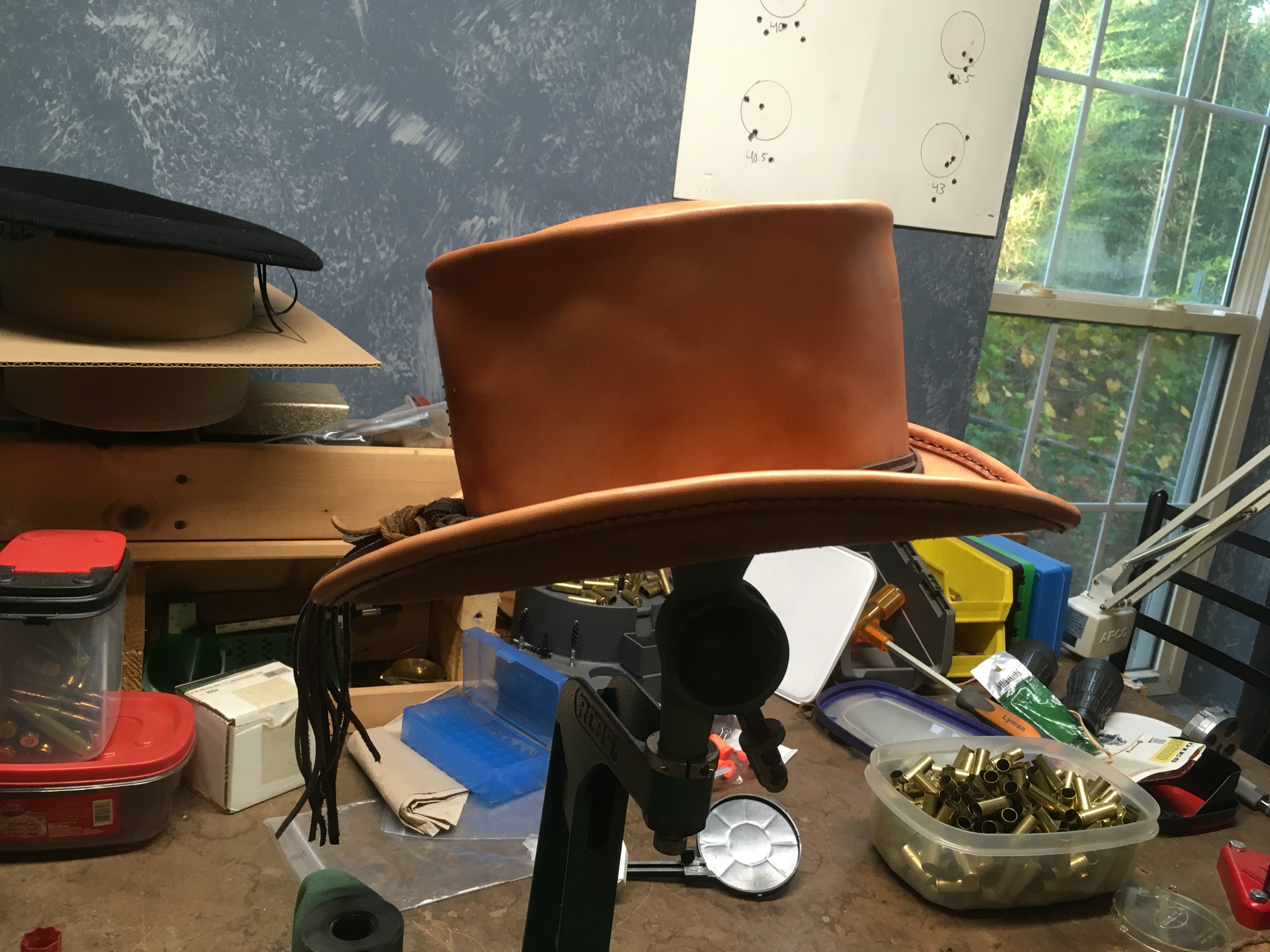 Antiqued leather Top hat - SASS Wire Classifieds - SASS Wire Forum