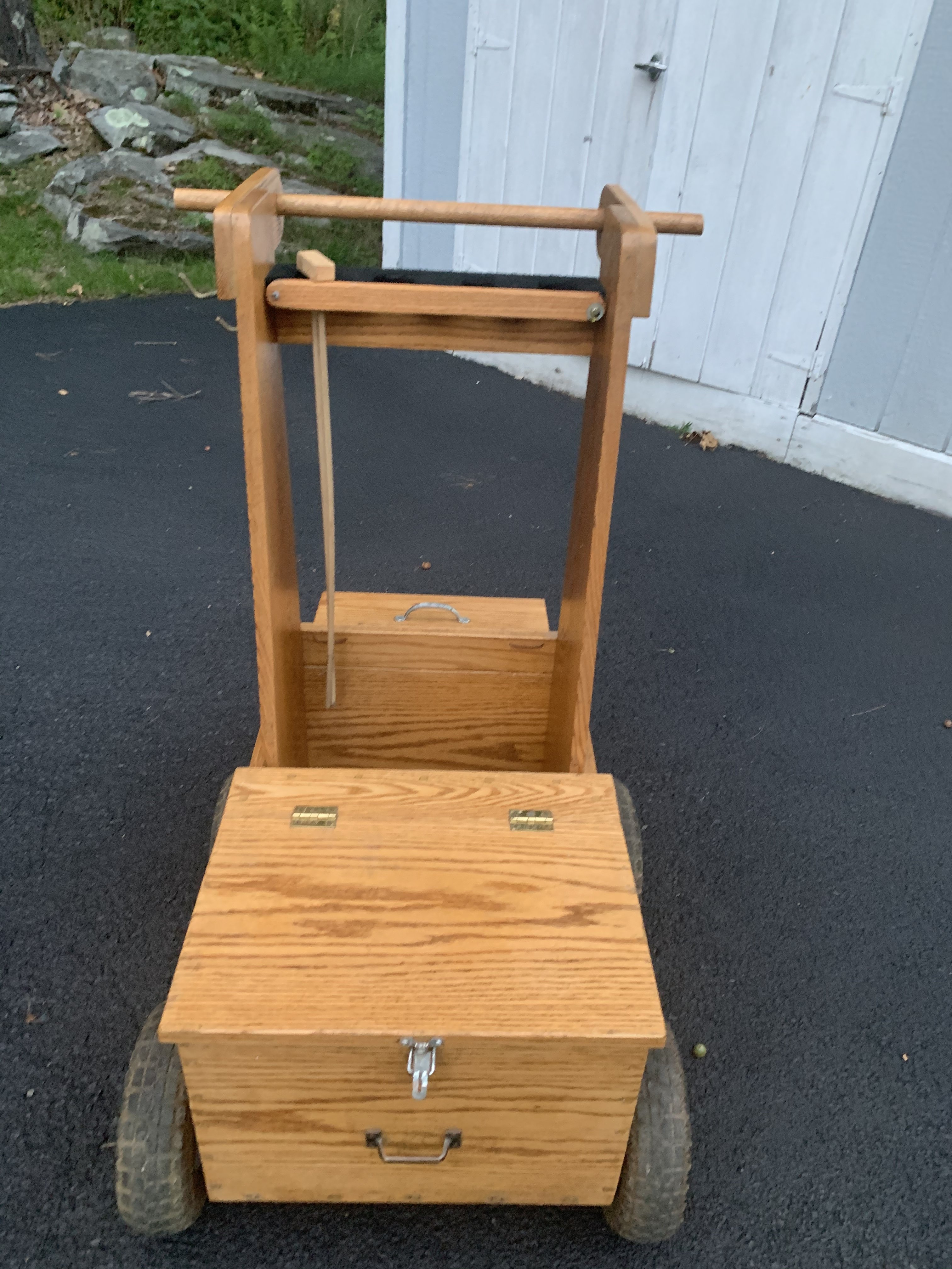 Custom Made Wood Gun Cart -Milford P or Middletown, NY - SASS Wire ...