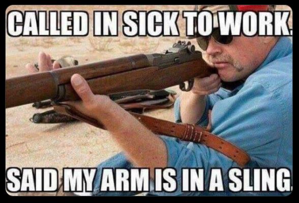 A good excuse to chuck a sickie from work - SASS Wire Saloon - SASS ...