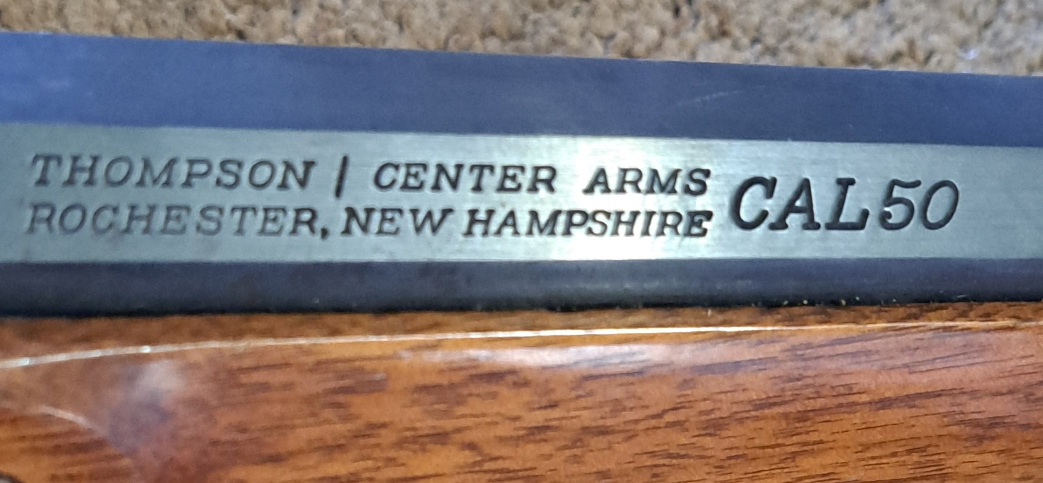 WTS Pre Warning Thompson Center .50 Hawken - SASS Wire Classifieds ...