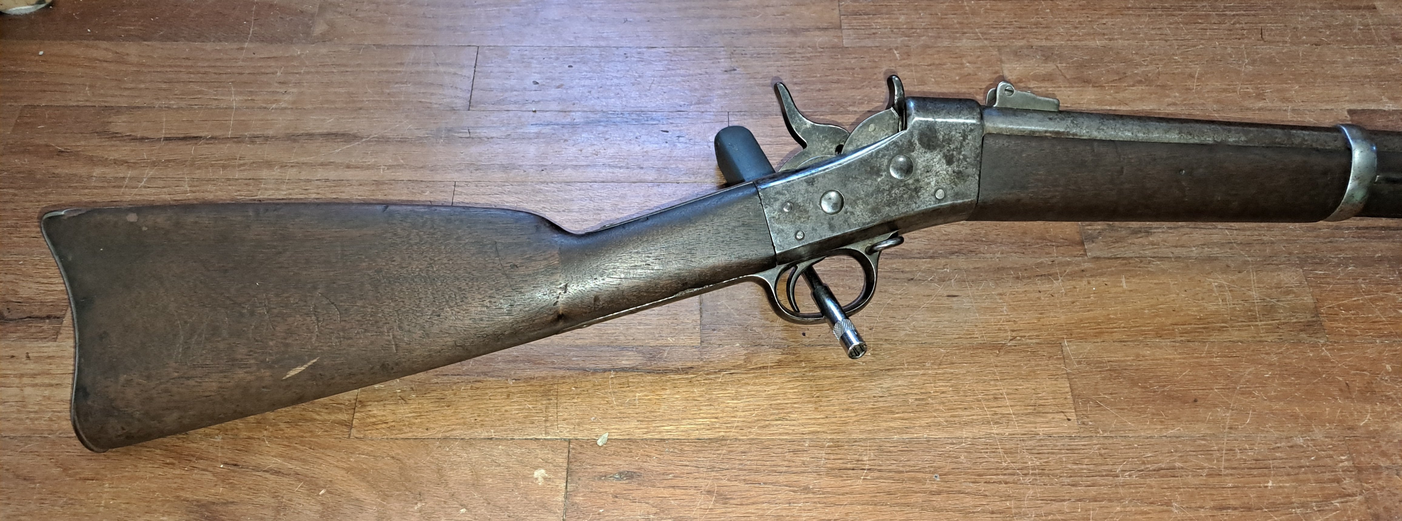 SOLD Rare Transformed Model Rolling Block .58 - SASS Wire Classifieds ...