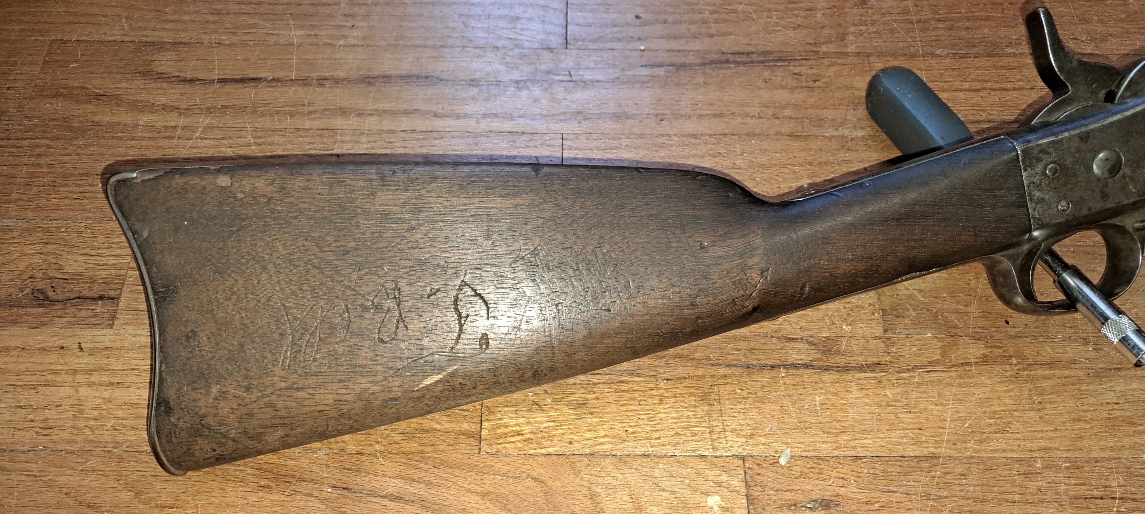 SOLD Rare Transformed Model Rolling Block .58 - SASS Wire Classifieds ...