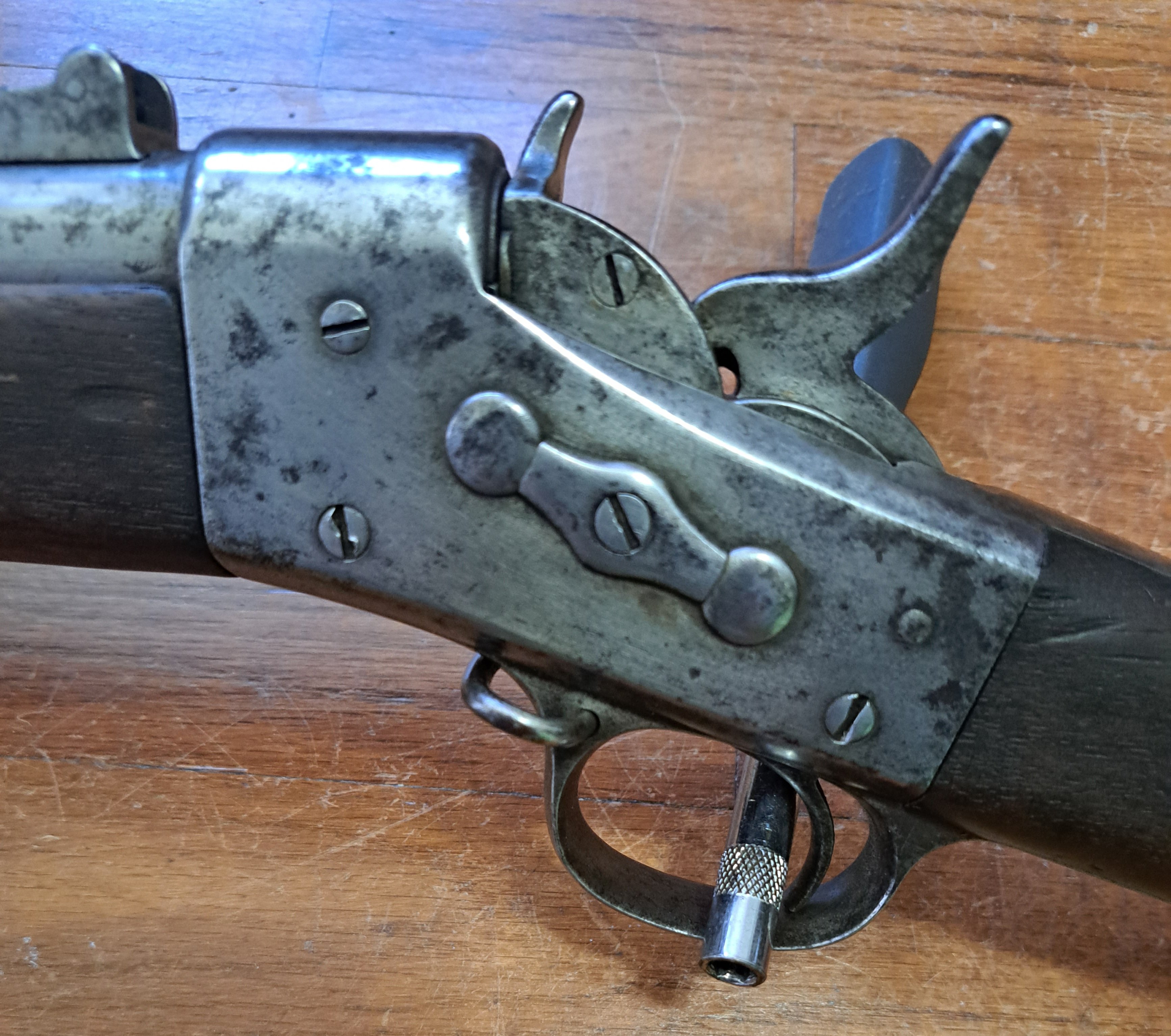 SOLD Rare Transformed Model Rolling Block .58 - SASS Wire Classifieds ...