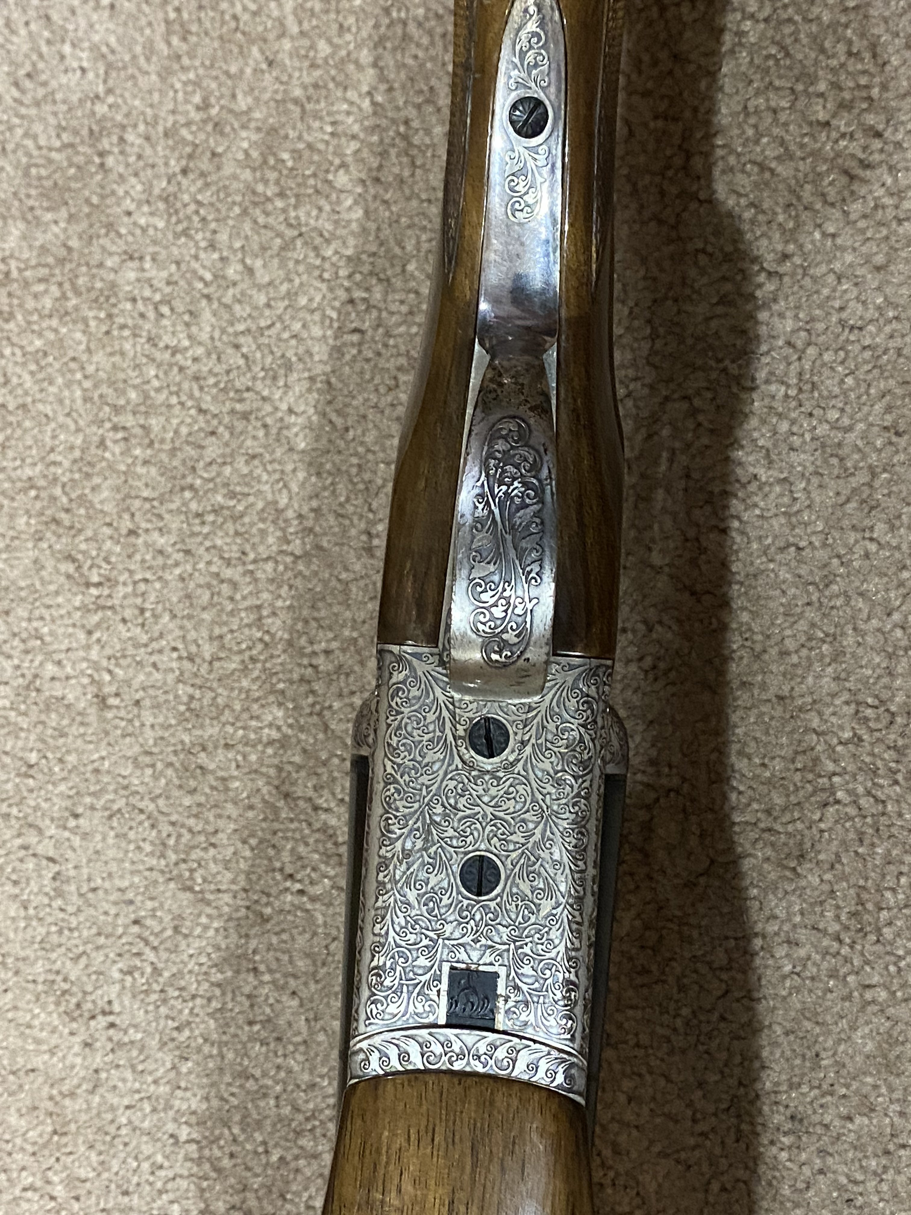 SOLD PENDING FUNDS- As New SKB 200 E - Coin finish, 12g - SASS Wire ...