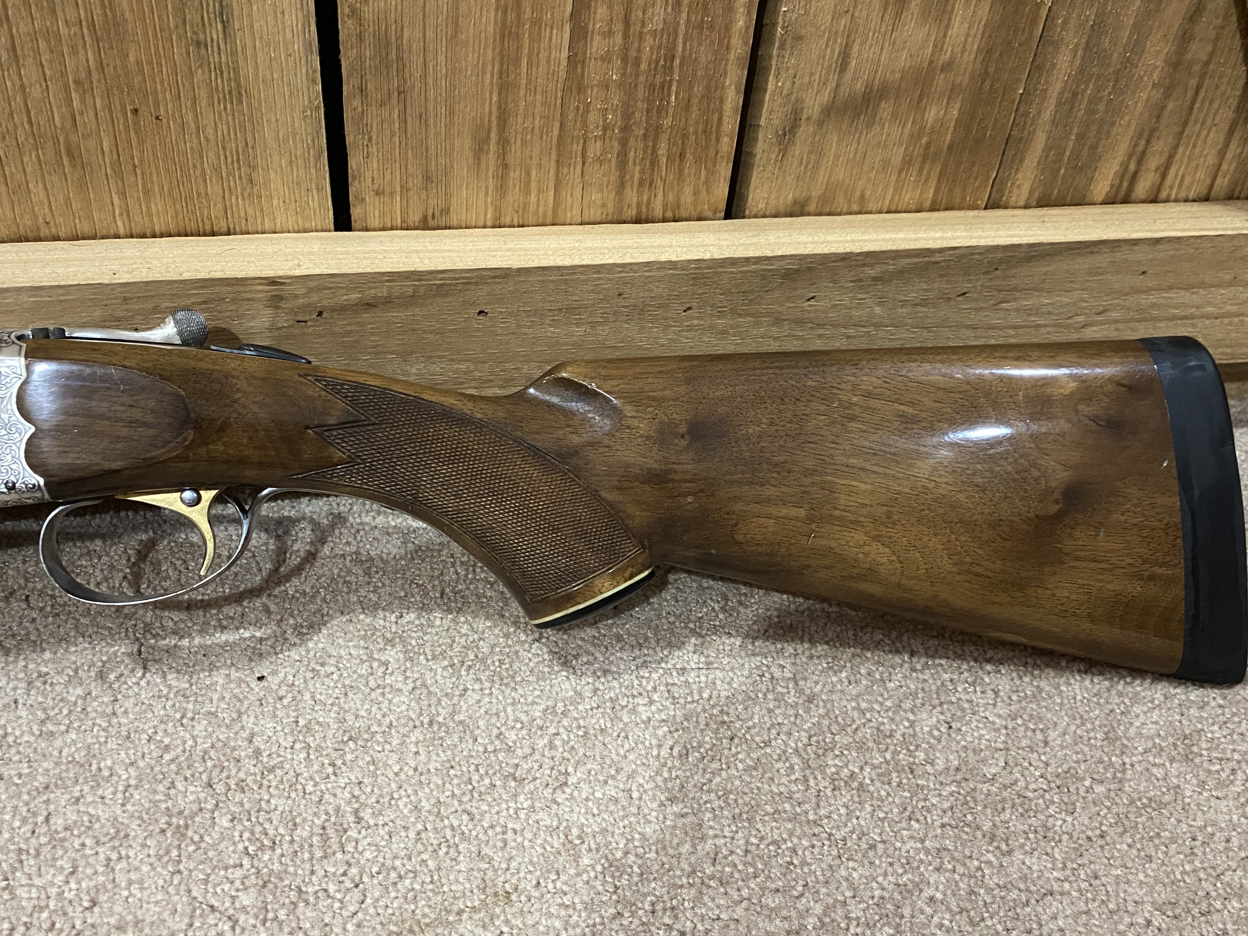 SOLD PENDING FUNDS- As New SKB 200 E - Coin finish, 12g - SASS Wire ...