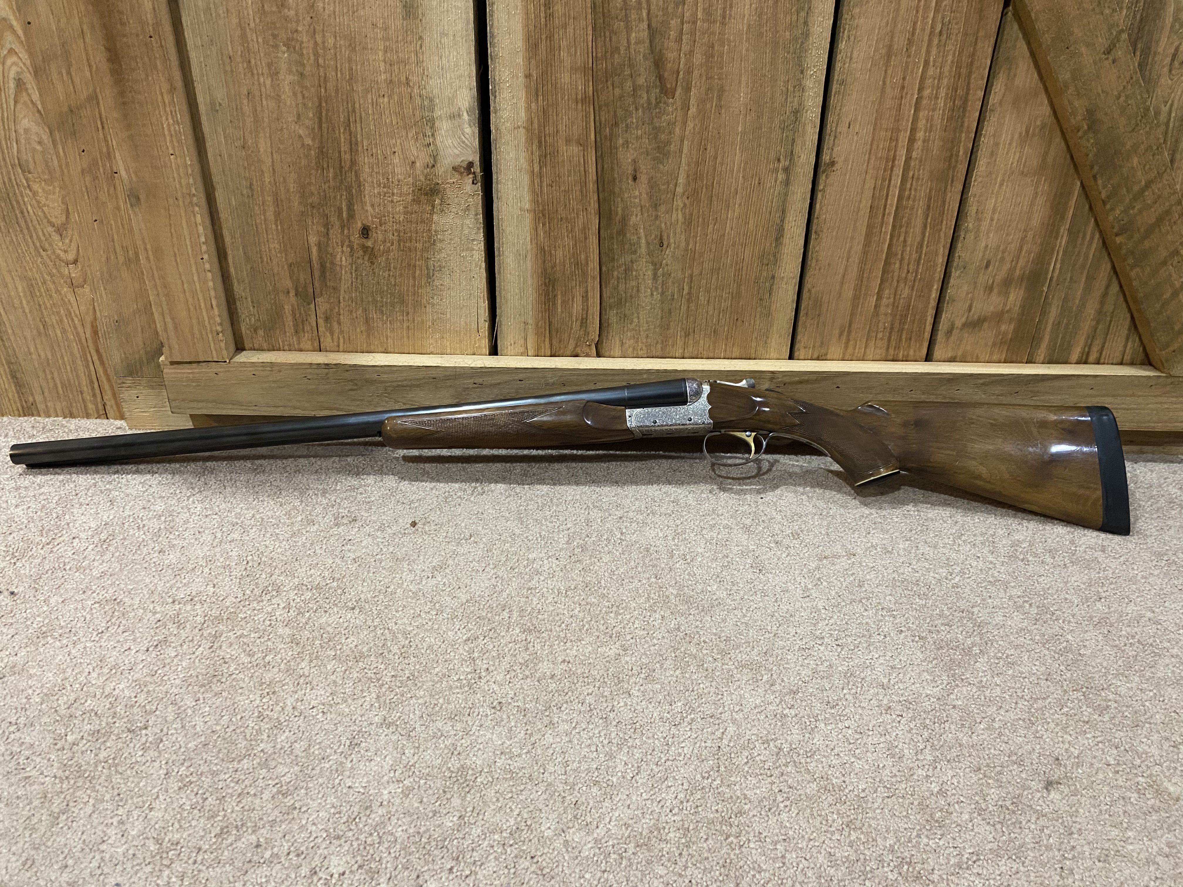 SOLD PENDING FUNDS- As New SKB 200 E - Coin finish, 12g - SASS Wire ...