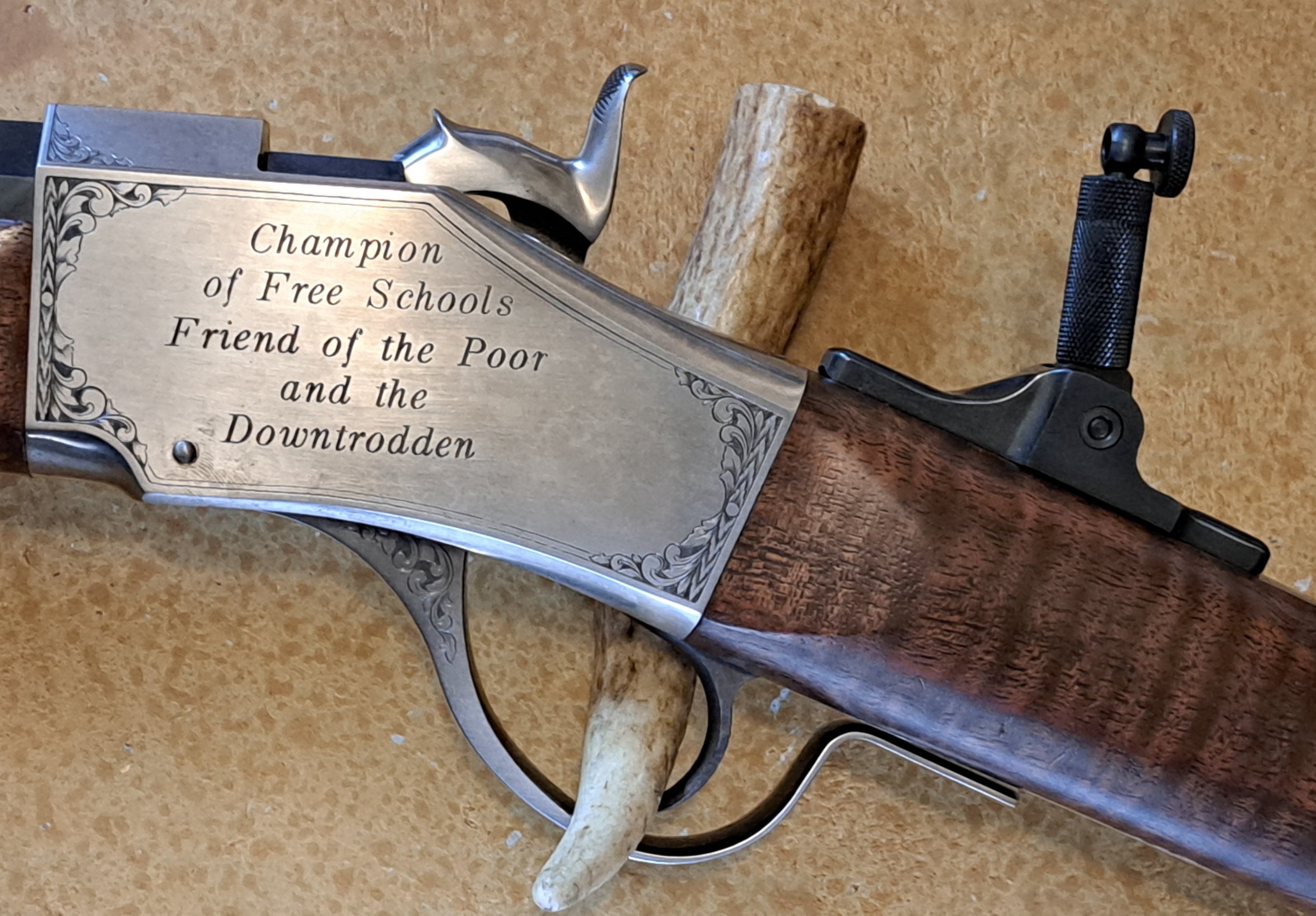 SPF Stunning C. Sharps Thaddeus Stevens Commemorative Model 1875 - SASS ...