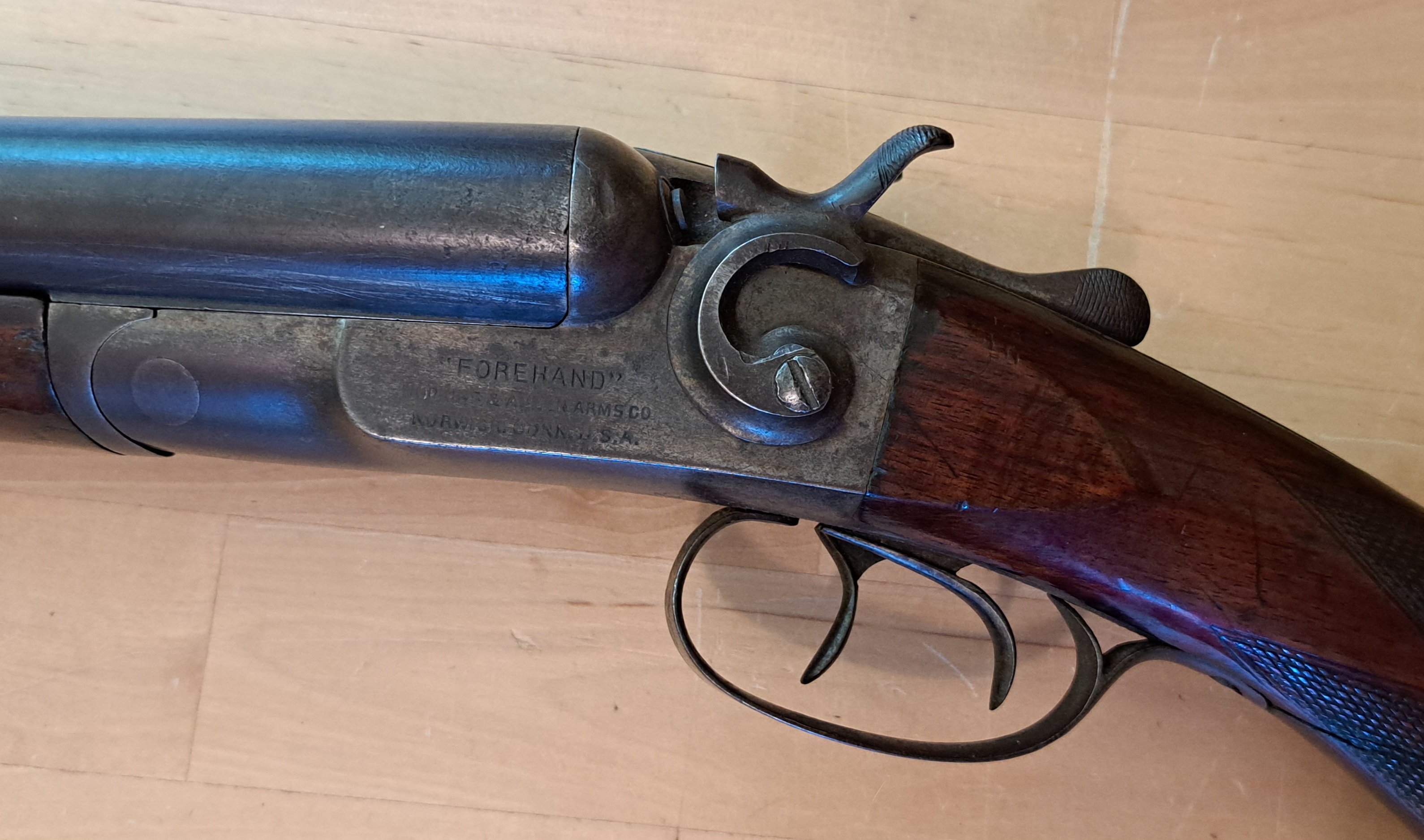 WTS Hopkins and Allen FOREHAND Model SxS - SASS Wire Classifieds - SASS ...