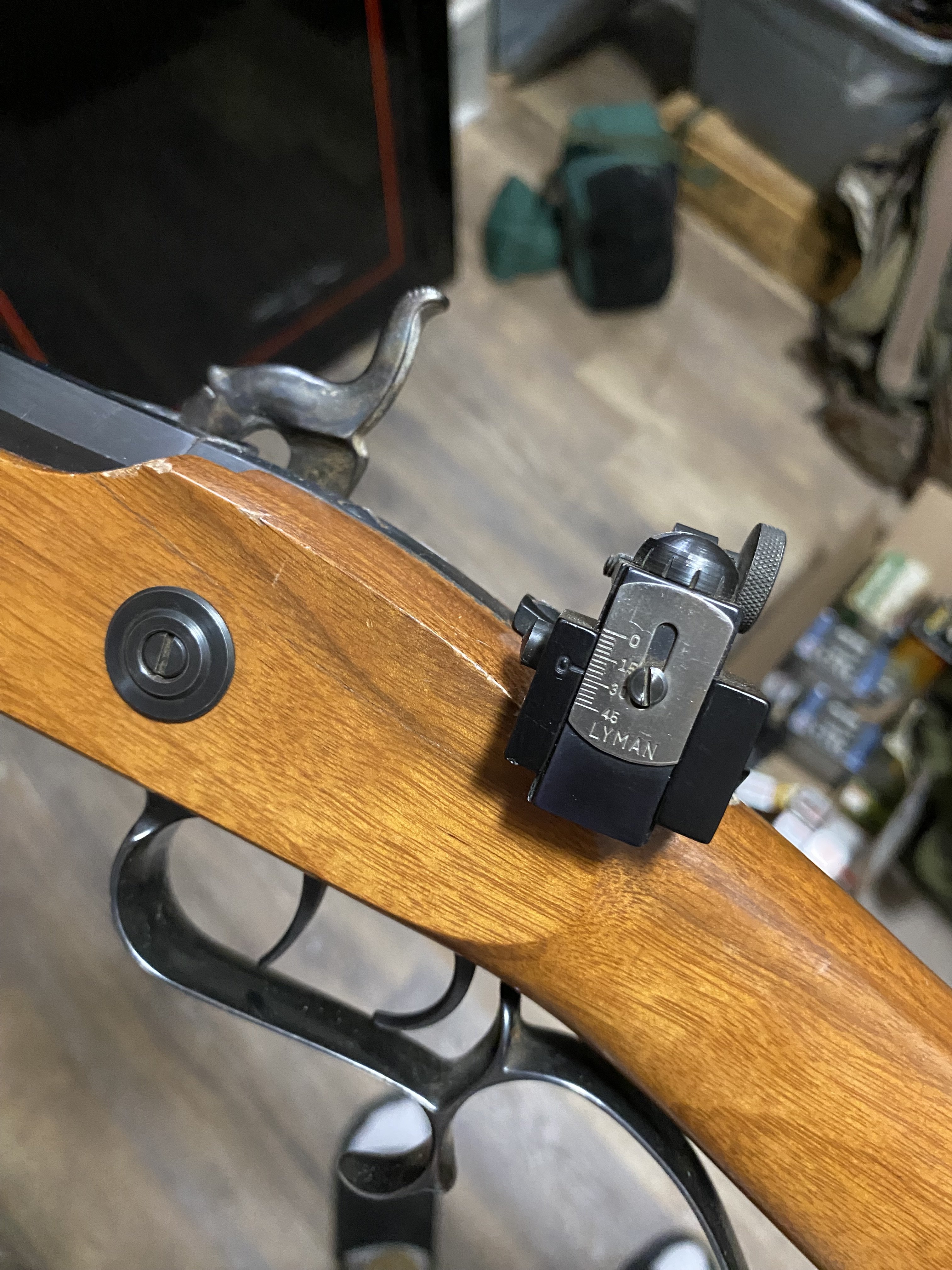 Thompson Center Renegade 54 cal with peep sight for sale price drop ...