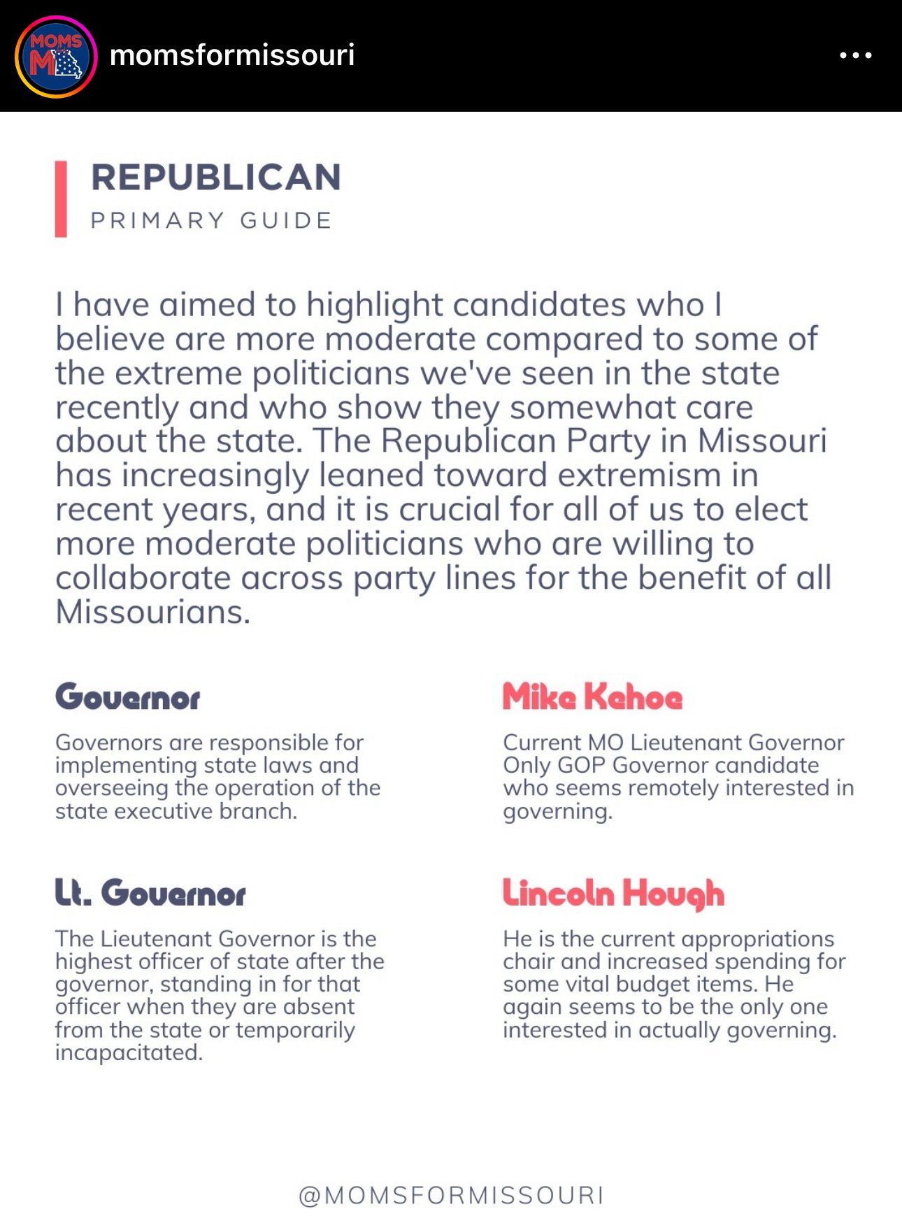 Missouri Primary - TEAM SASS - SASS Wire Forum