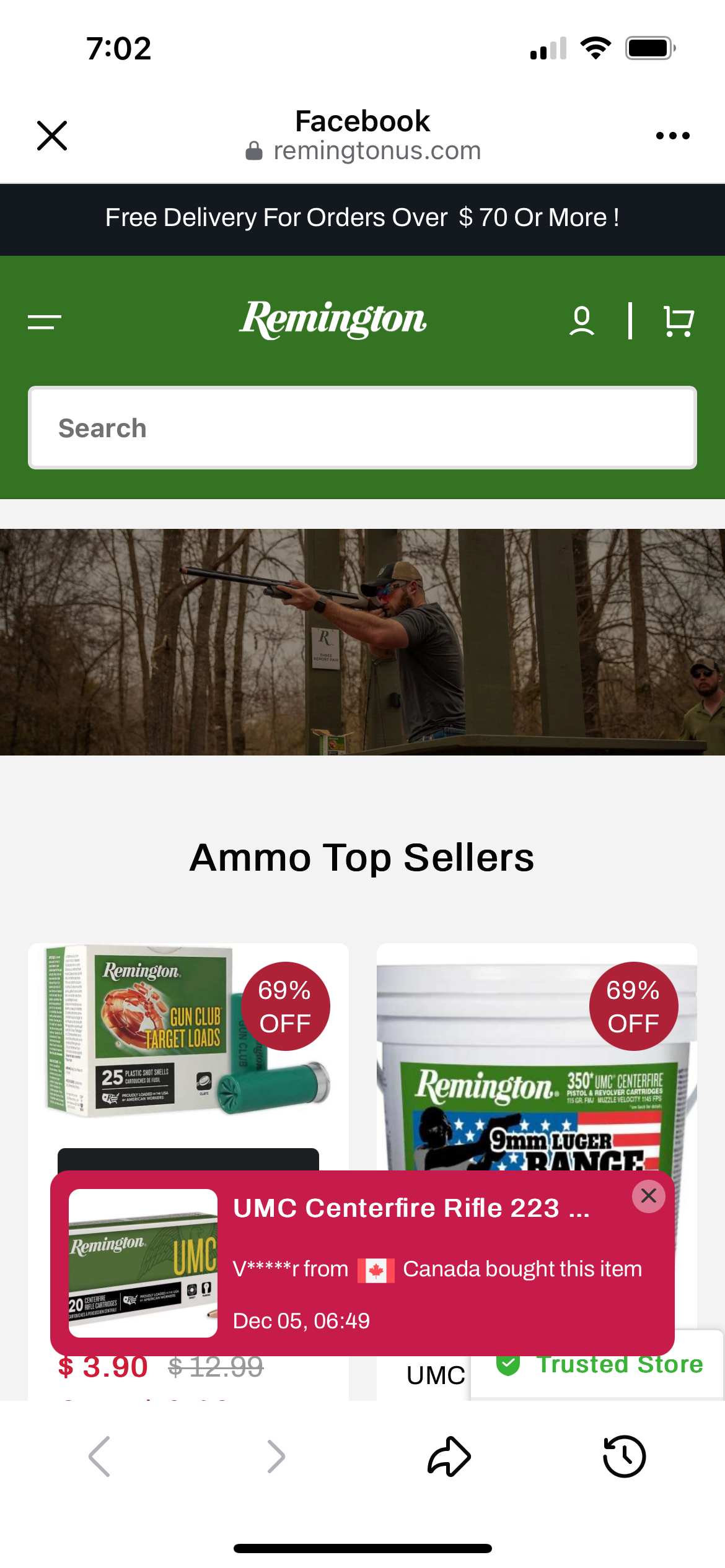 Spoofed websites on FB market place - SASS Wire - SASS Wire Forum