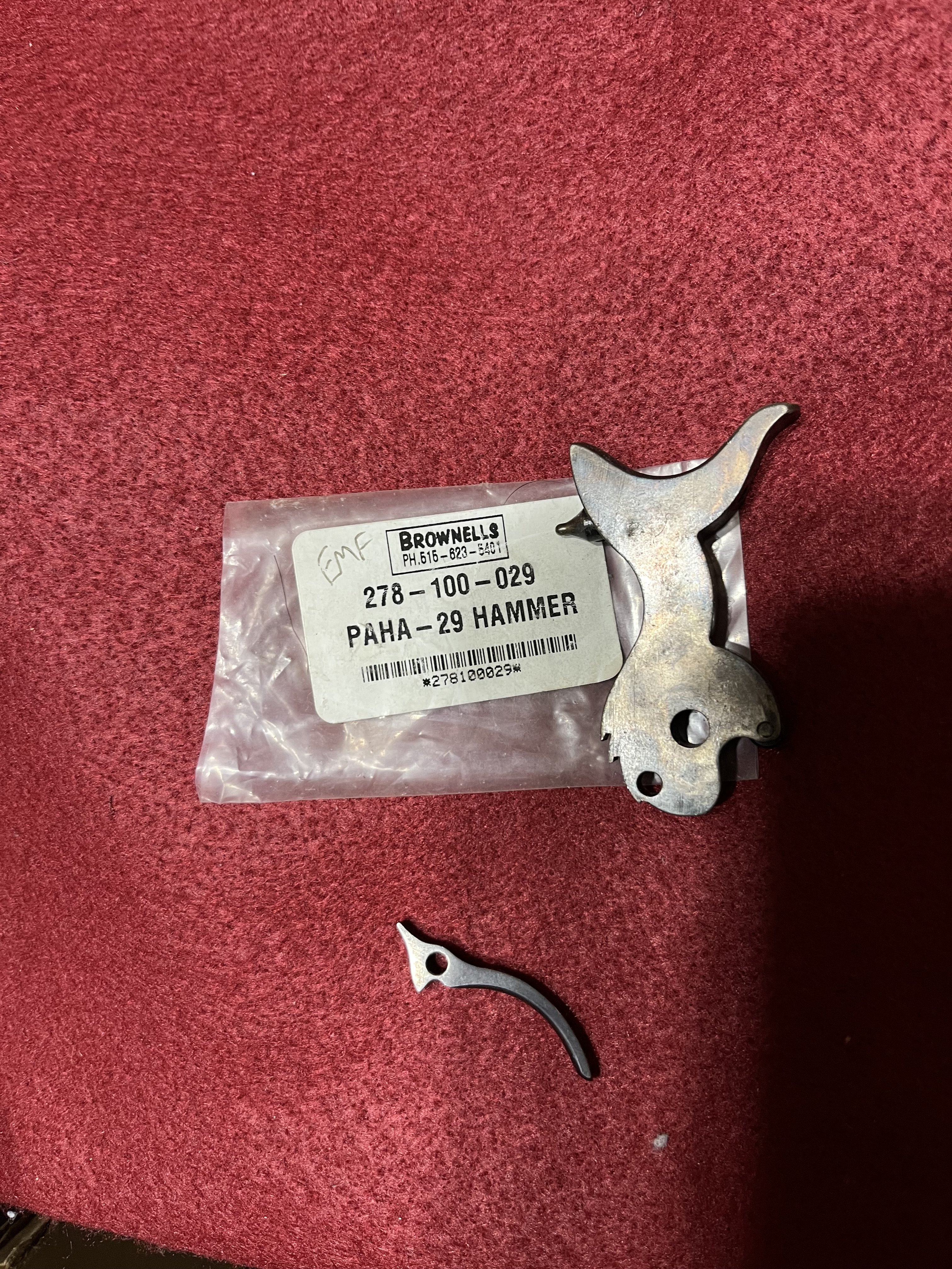 WTB SAA hammer assembly 4-click (non-safety plunger) - SASS Wire ...