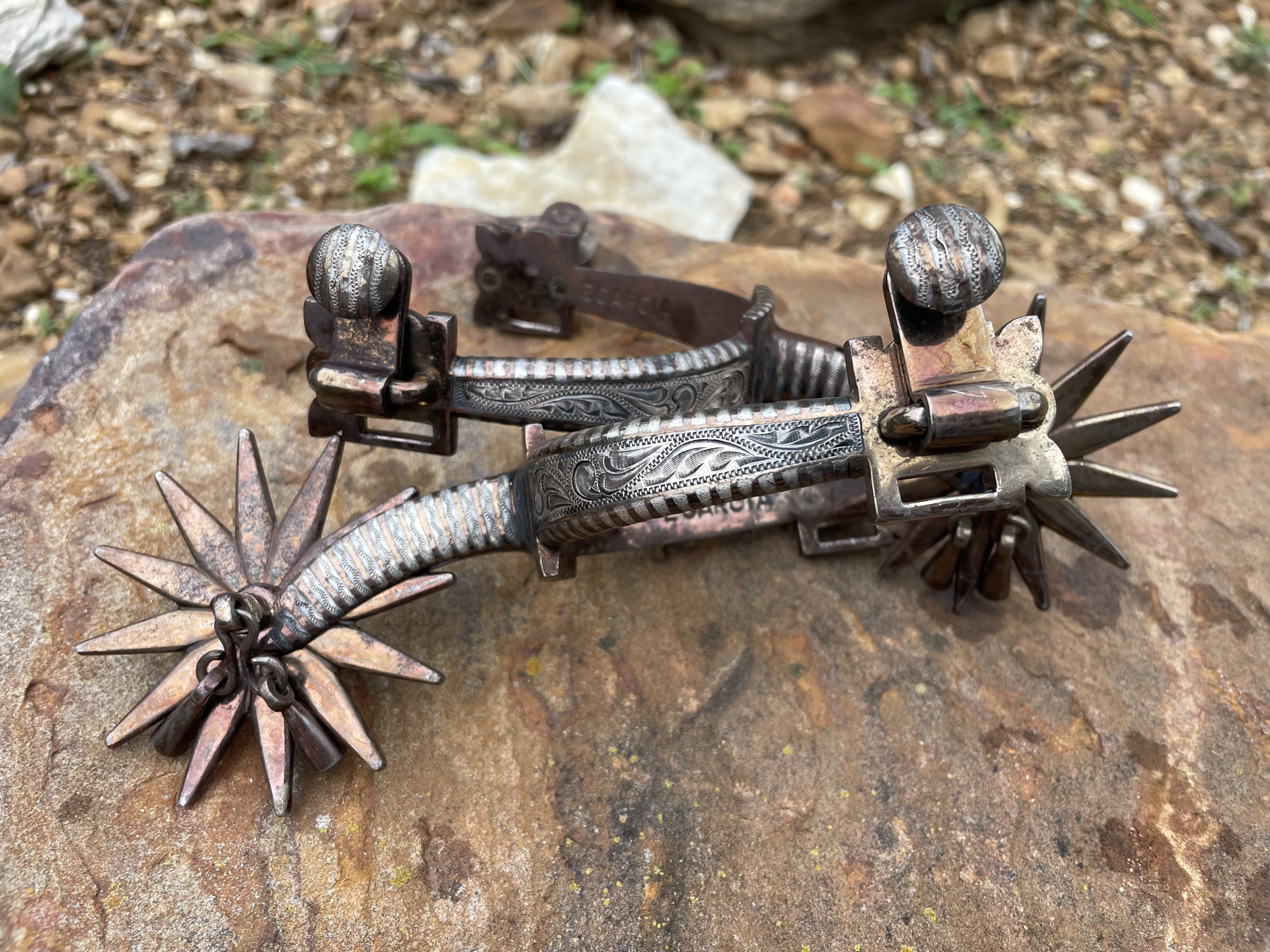 F/S engraved silver inlaid spurs - SASS Wire Classifieds - SASS Wire Forum