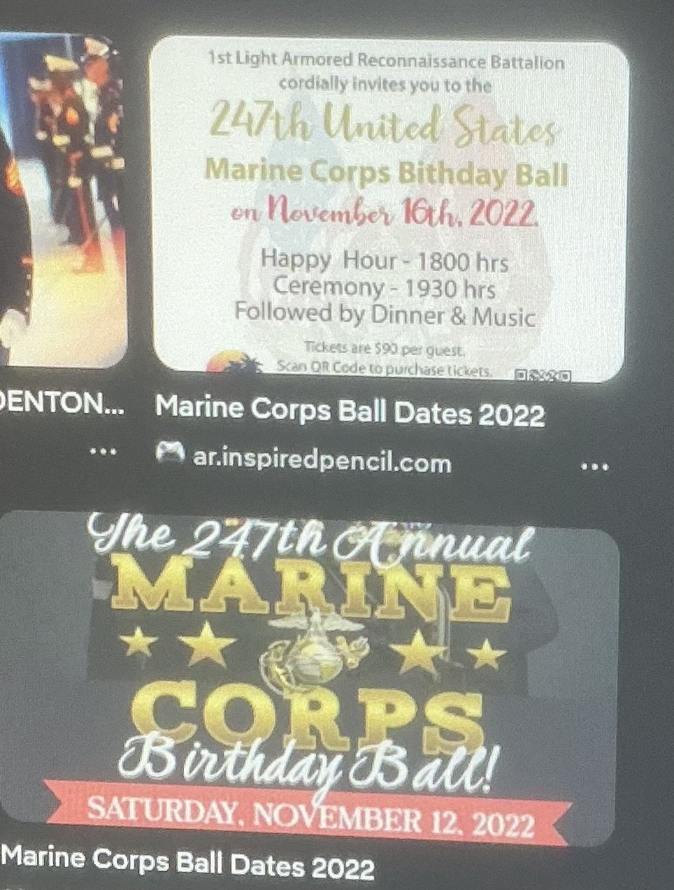 Marine Corps Birthday Ball - SASS Wire Saloon - SASS Wire Forum